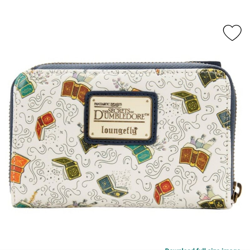 Loungefly Fantastic Beasts Magical Books Zip Around W… - Gem
